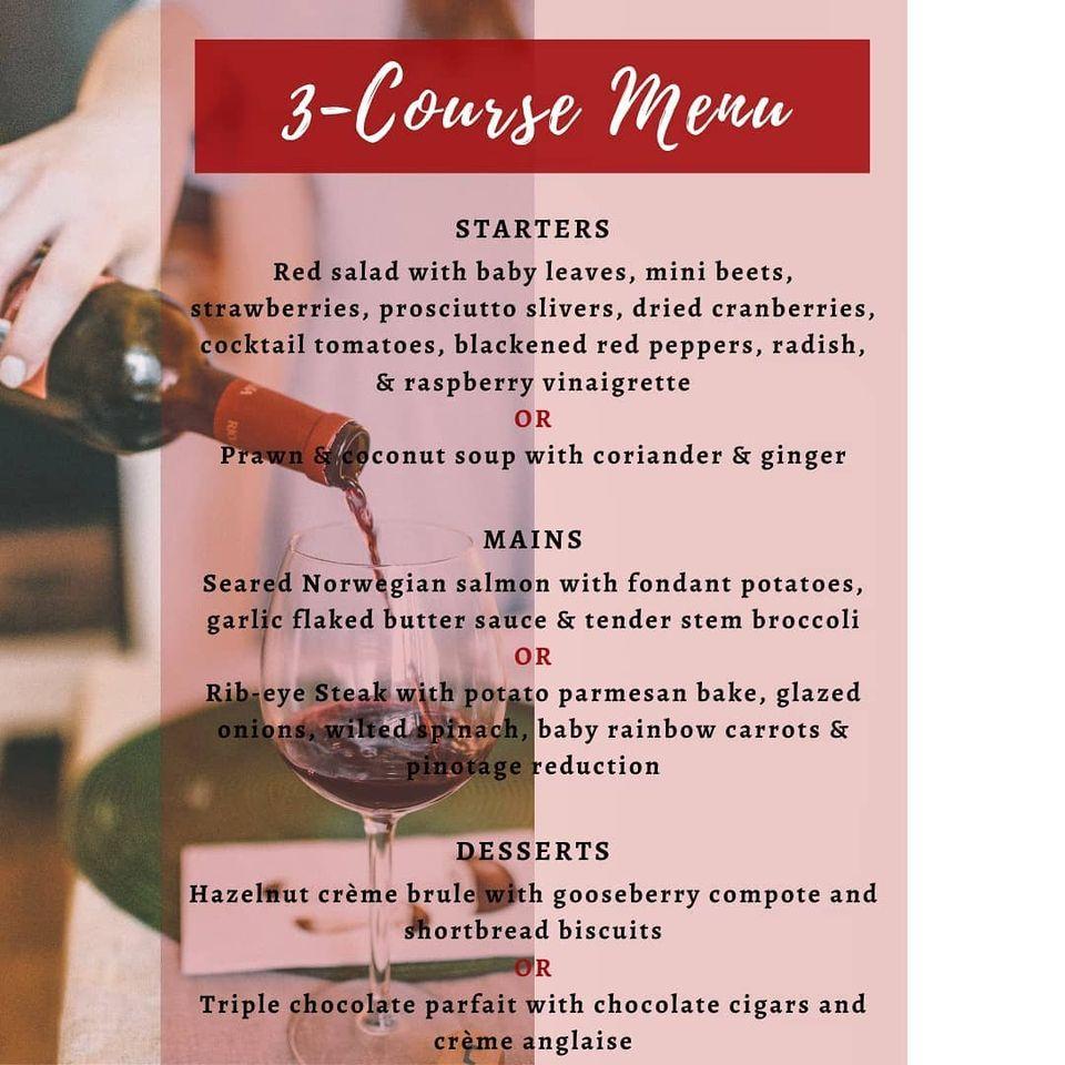 Menu at Devon Valley Hotel - Stellenbosch restaurant, Stellenbosch