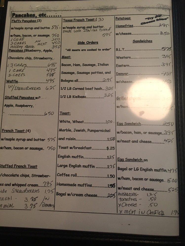 Menu at The Country Kitchen restaurant, Methuen