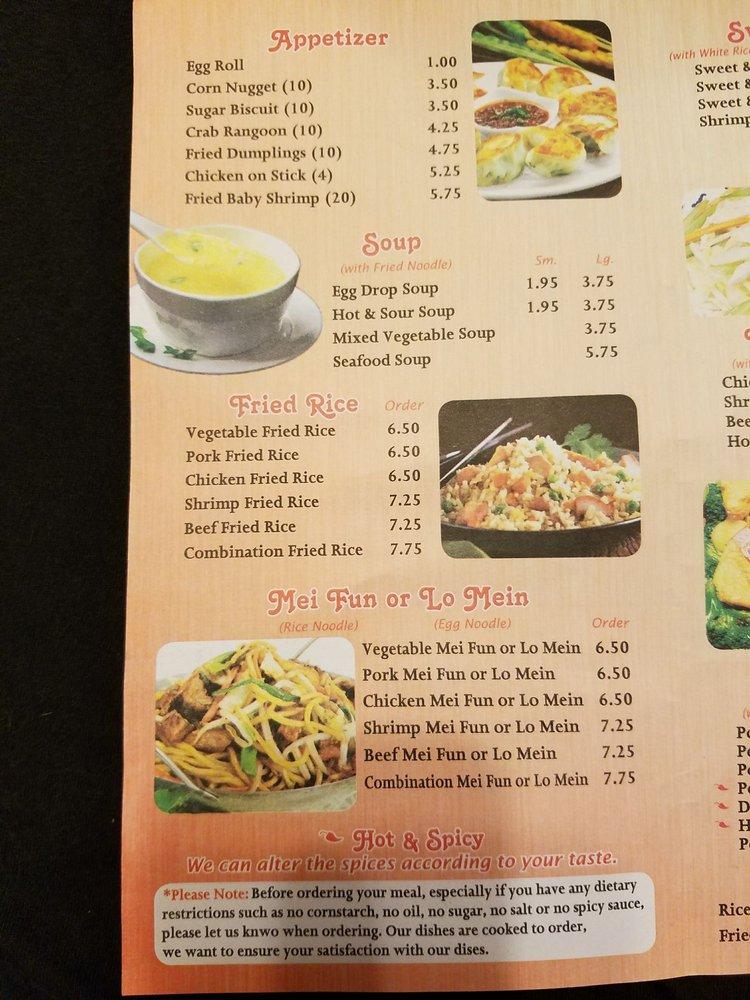 Menu at Wind Taste restaurant, Russellville