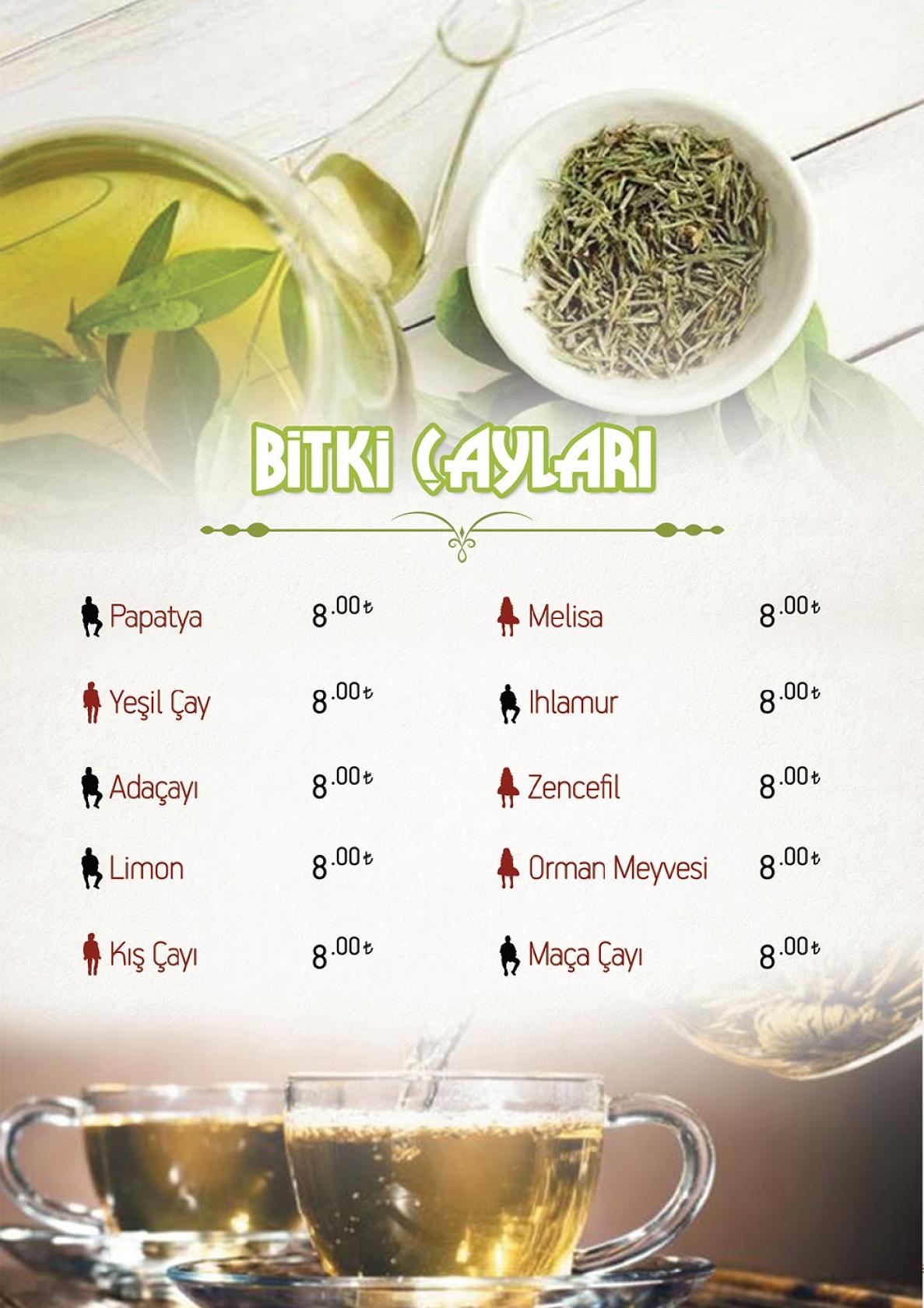 Menu at EFENDİ CAFE, Antalya