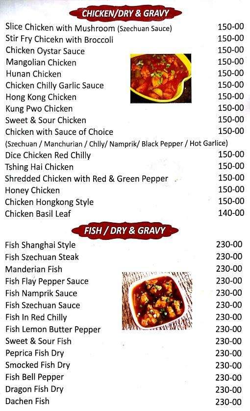 Menu at Momo House Mysore, Mysuru, 591/B