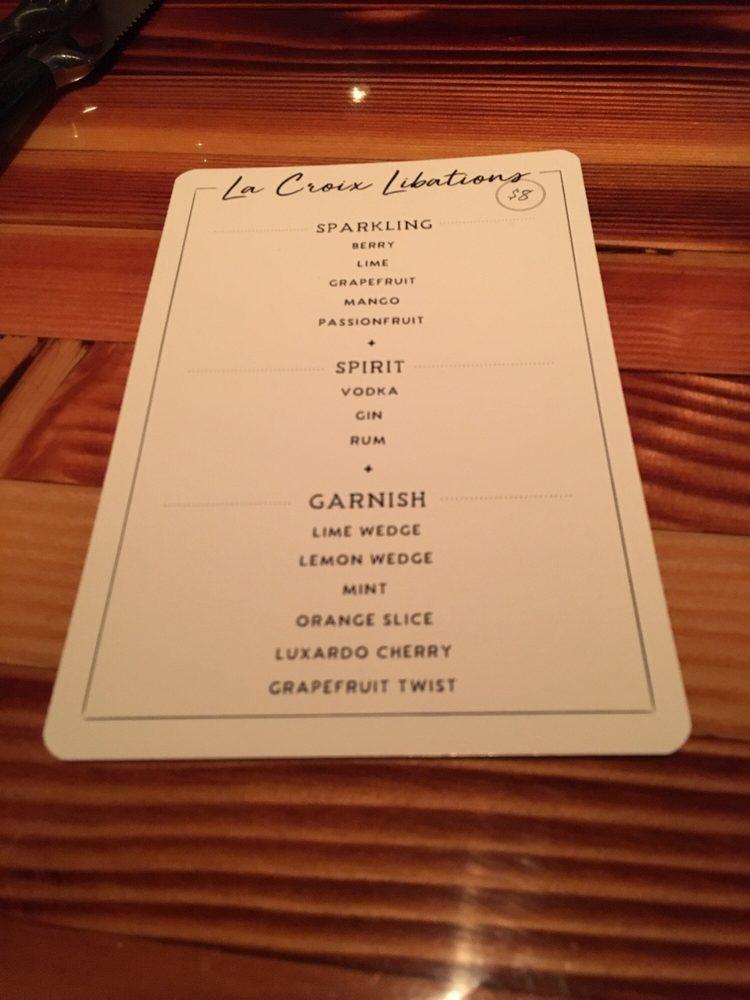 Menu at The Collins Small Batch Kitchen pub & bar, Phoenix