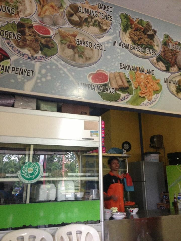 Menu at Bakso Gunung Jodoh restaurant, Batam, Jl. Duyung