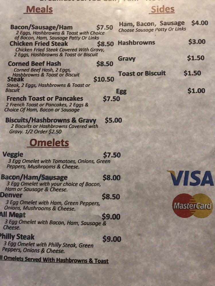 Menu at Bottle Factory pub & bar, Stayton
