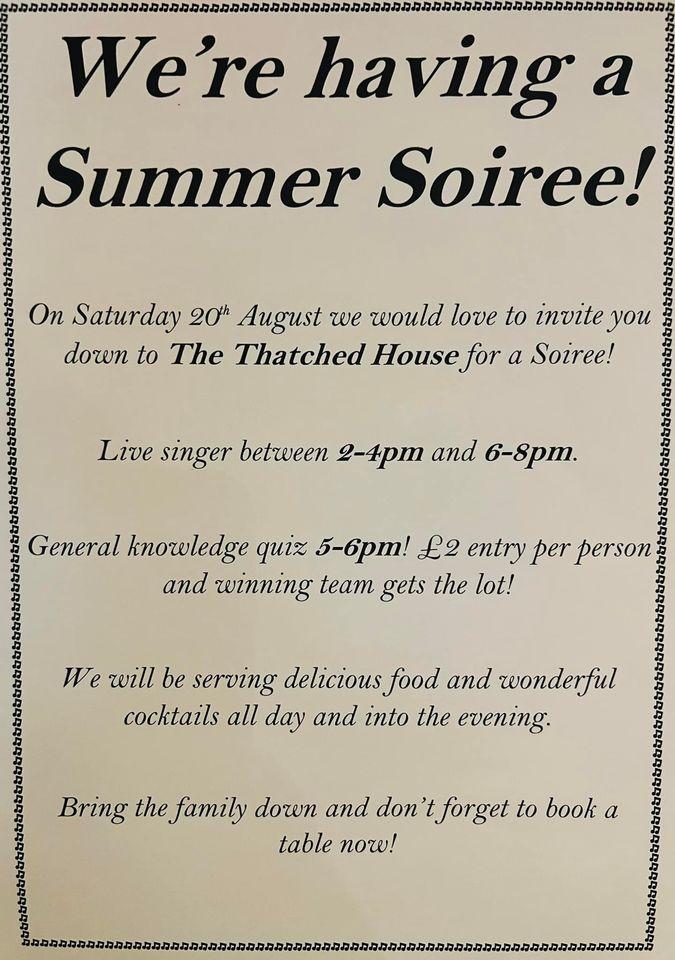 Carta del pub y bar The Thatched House, Upminster