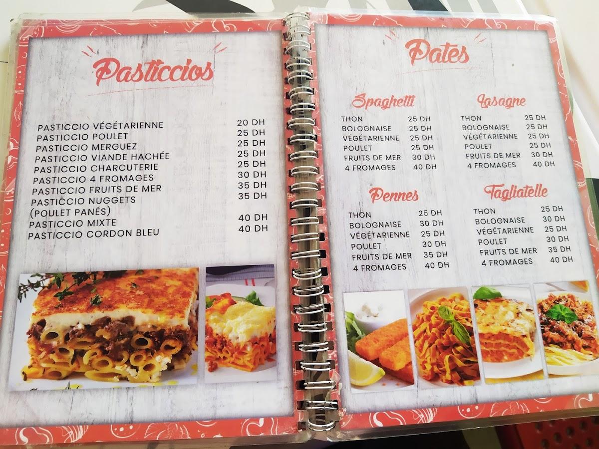 Menu at snack LE TACOS restaurant, Marrakesh