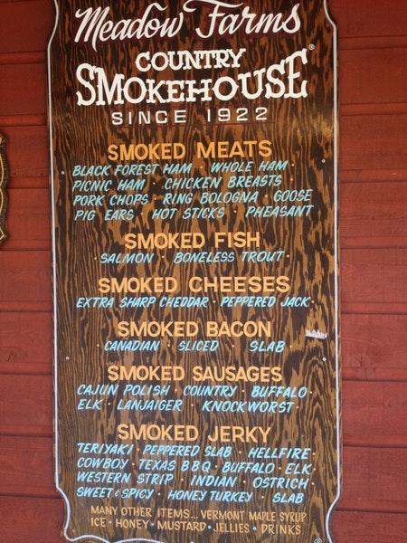 Menu at Mahogany Smoked Meats restaurant, Bishop