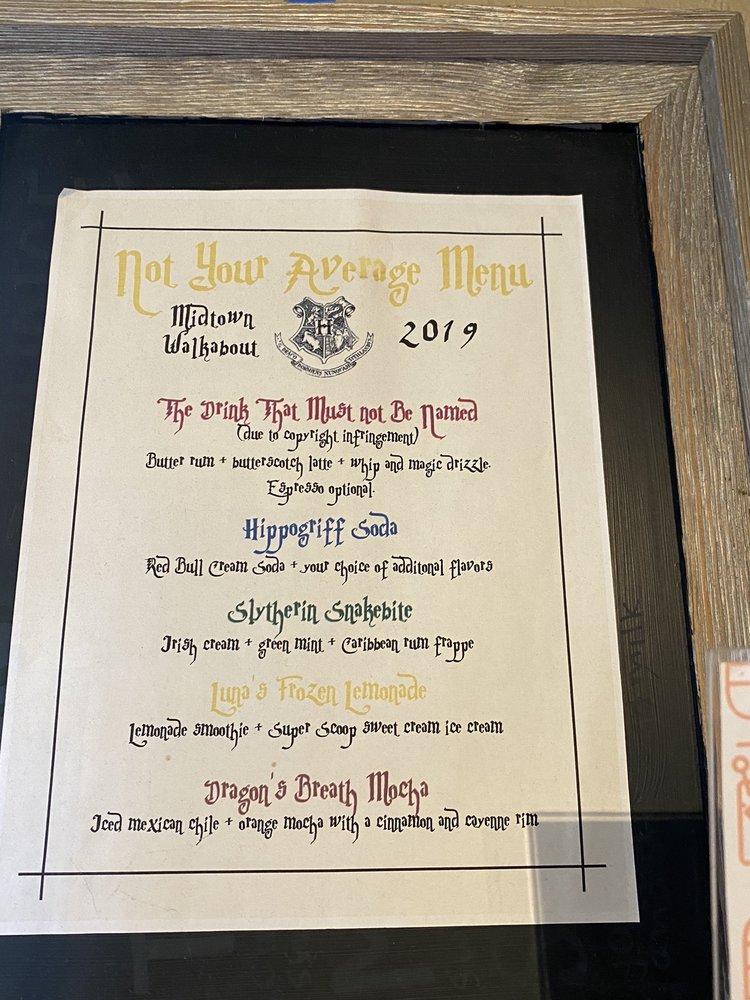 Menu at Not Your Average Joe restaurant, Oklahoma City, N Walker Ave ...