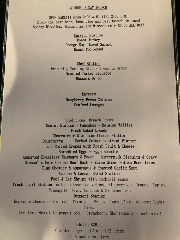 Menu at Sea Dog Brewing Co pub & bar, Topsham
