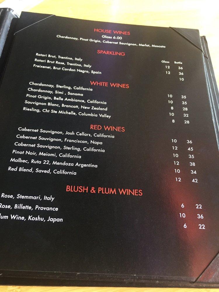 Menu at Hiro Japanese Restaurant, North Miami Beach