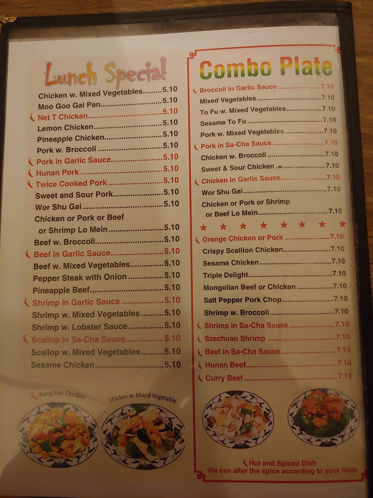 Menu at China Kitchen restaurant, Kannapolis, N Cannon Blvd