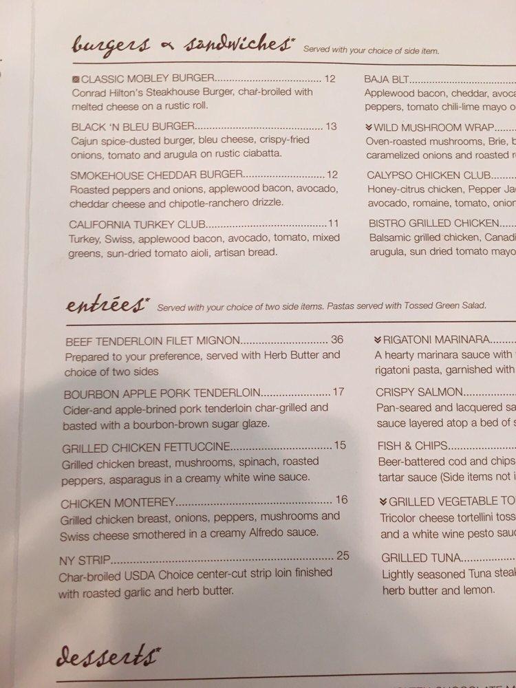 Menu at Great American Grill restaurant, Temple
