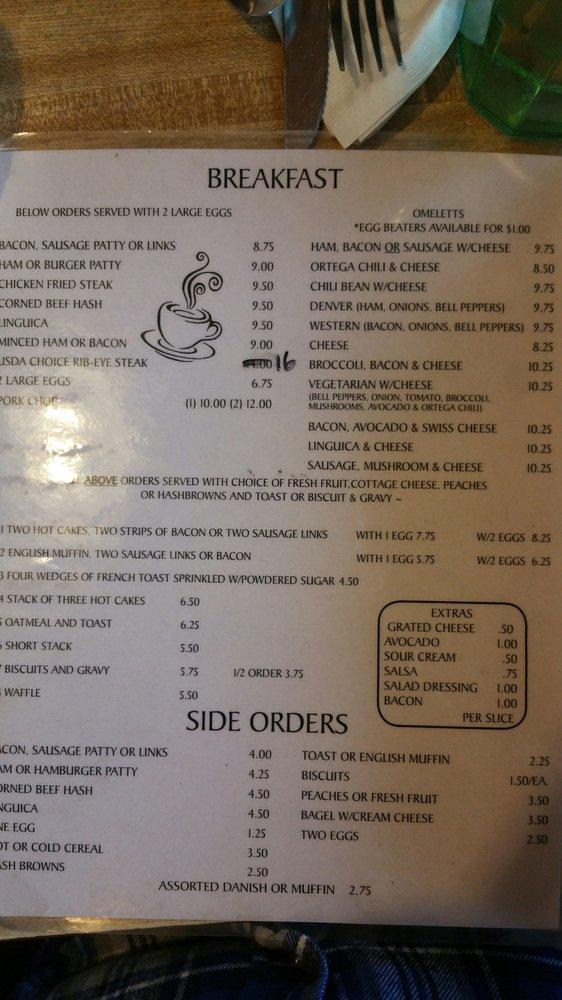 Menu at Renee's Café cafe, Lakeport