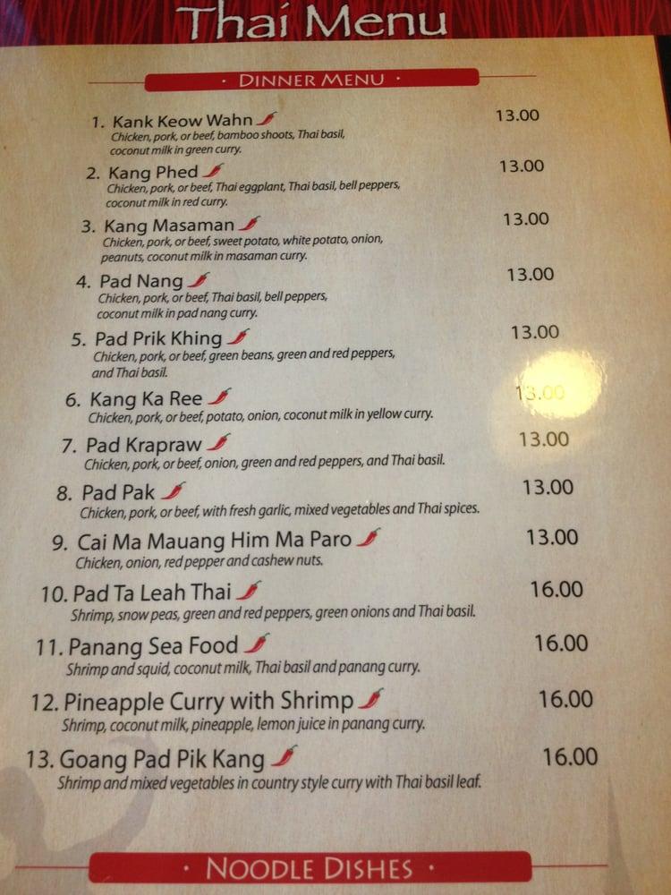 Menu at Chop Stix Asian Bistro restaurant, Rock Springs