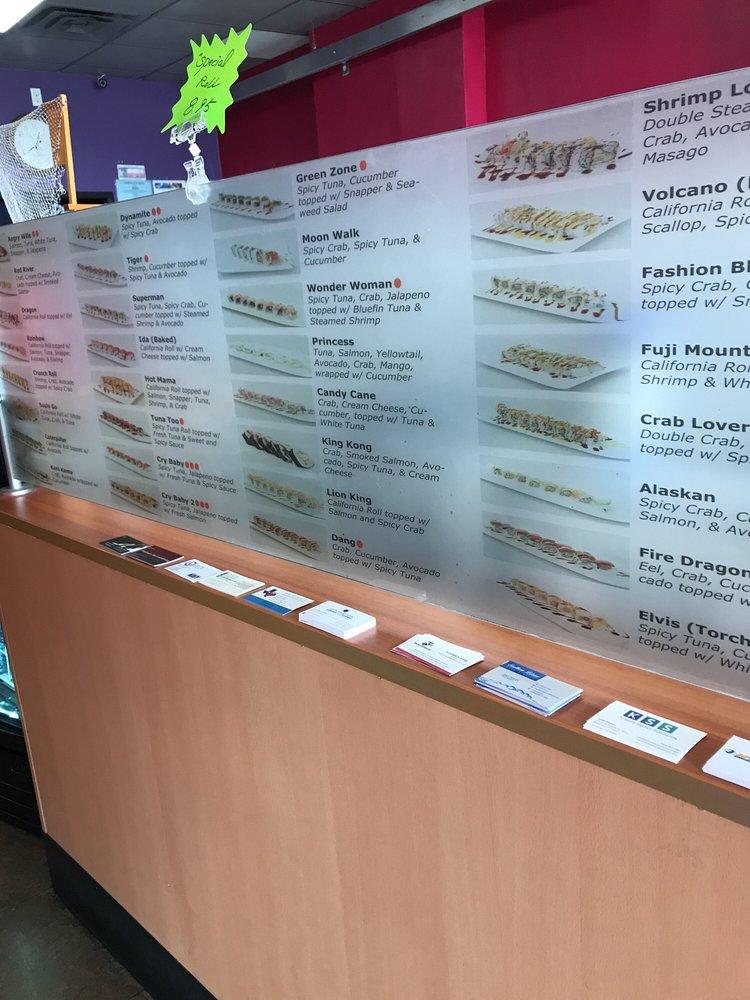 Menu at Sushi Go restaurant, Flower Mound
