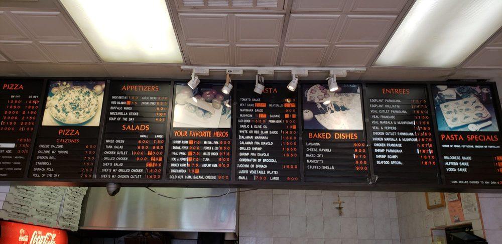 Menu at Casabianca Family Italian Ristorante And Pizzeria, West New York