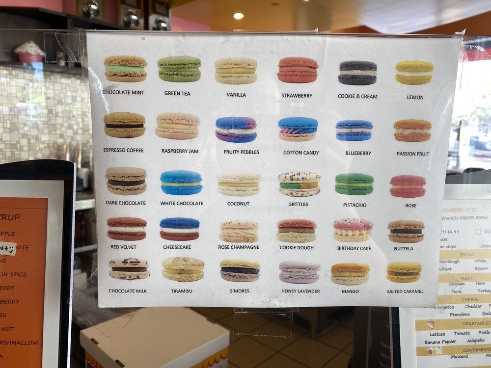 Menu at Sweets it is desserts, Riverside