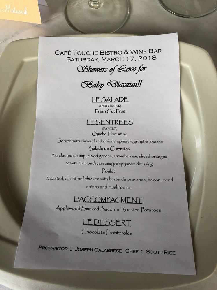 Carta de Café Touché, Chicago