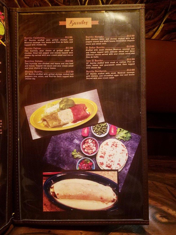 Menu at Sí Señor! restaurant, Newport News