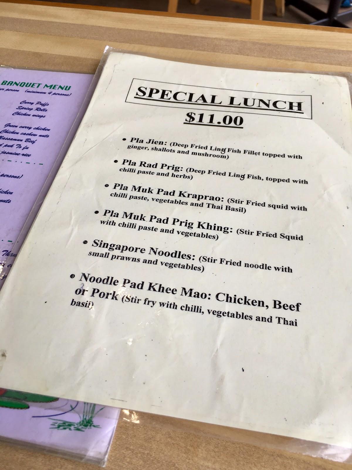 Menu at Charmed by Hanuman Thai - Gordon restaurant, Gordon, 786 ...