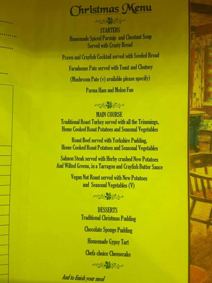 Menu at The Maypole Inn pub & bar, Sittingbourne