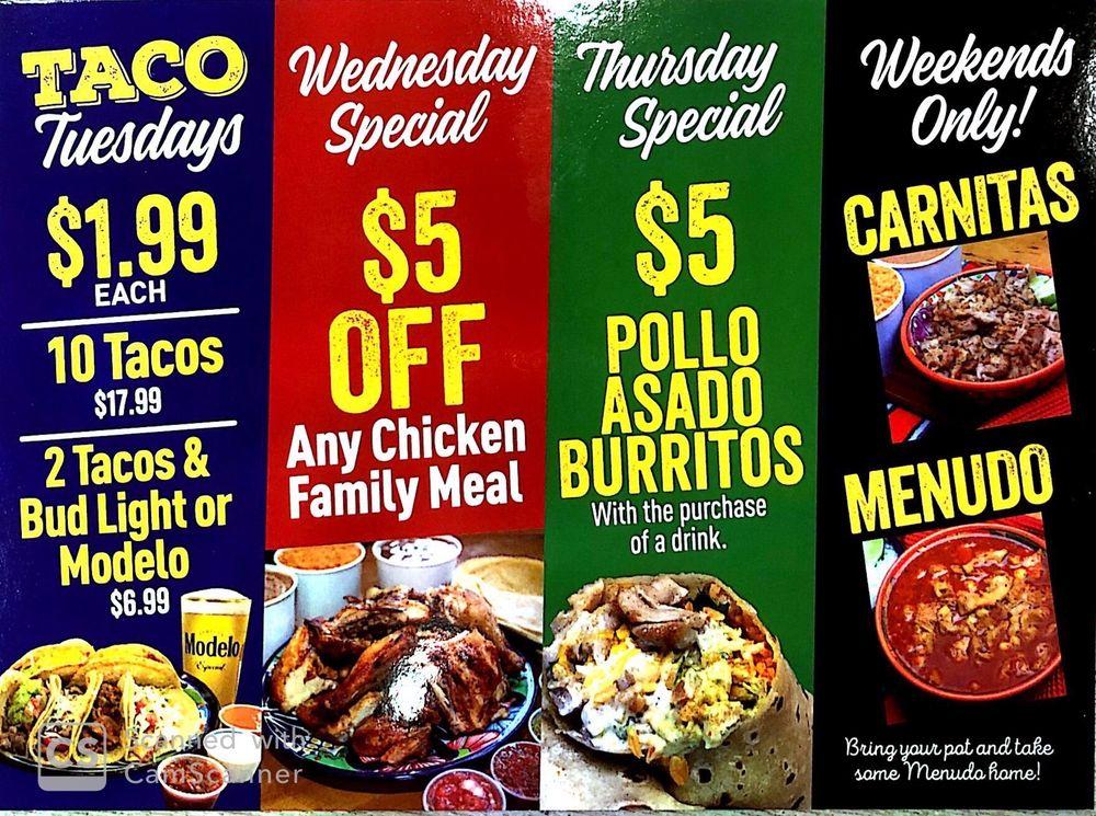 Menu at El Pollo Grill - Otay Ranch restaurant, Chula Vista, Birch Rd ...