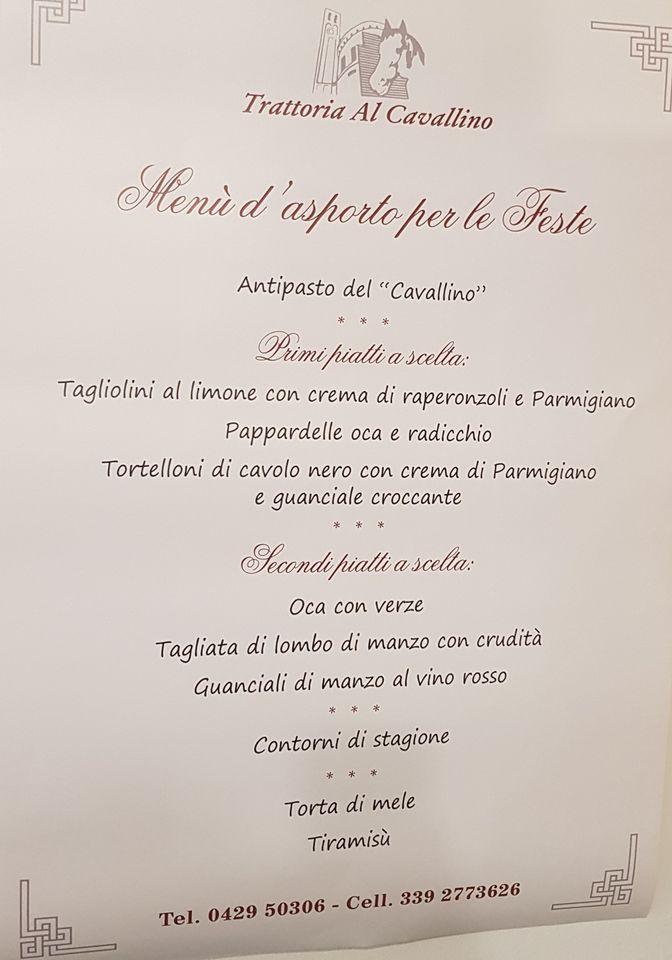 Menu at Ristorante Il Cavallino, Este