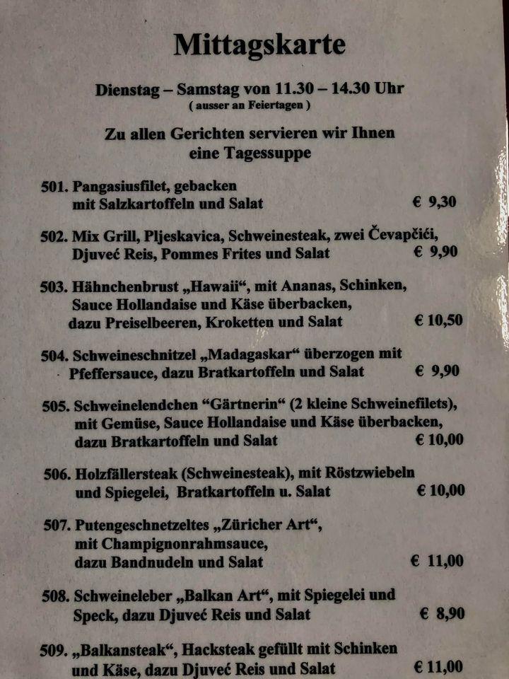 Speisekarte von Ragusa restaurant, Krefeld