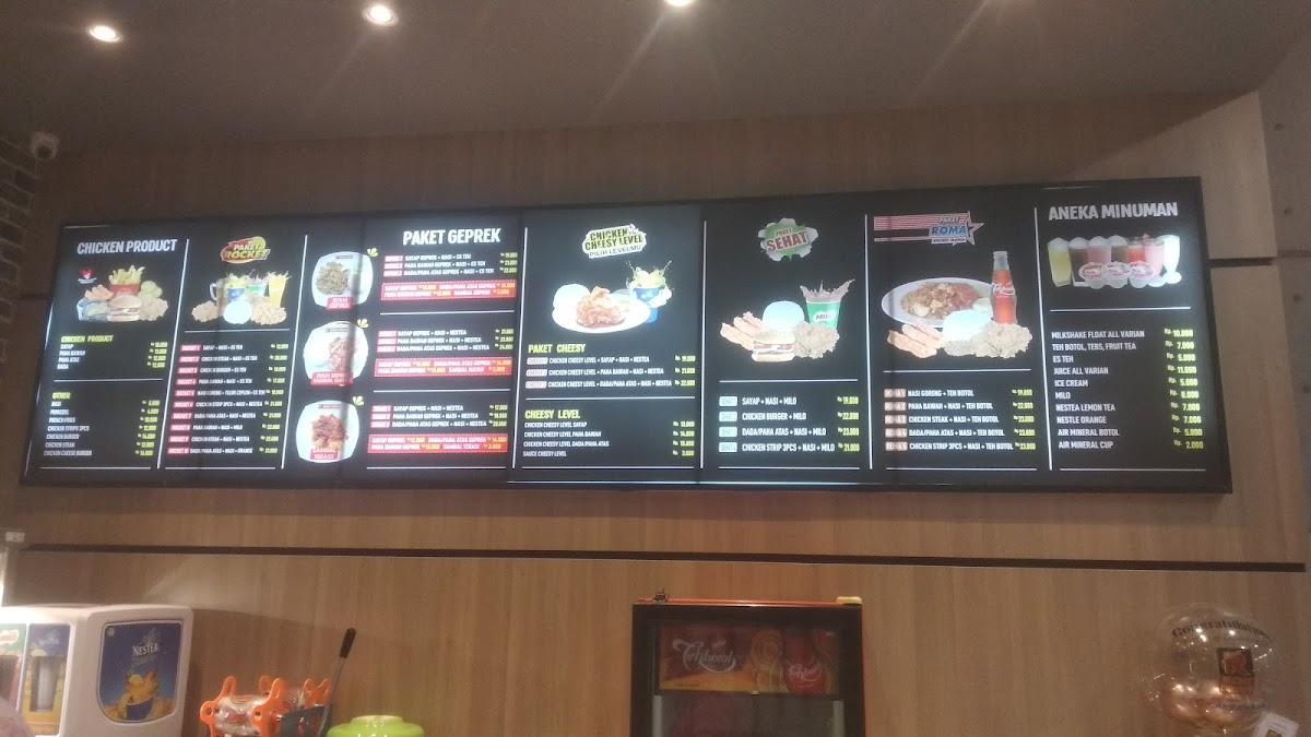 Menu at Rocket Chicken Balikpapan Baru, Balikpapan