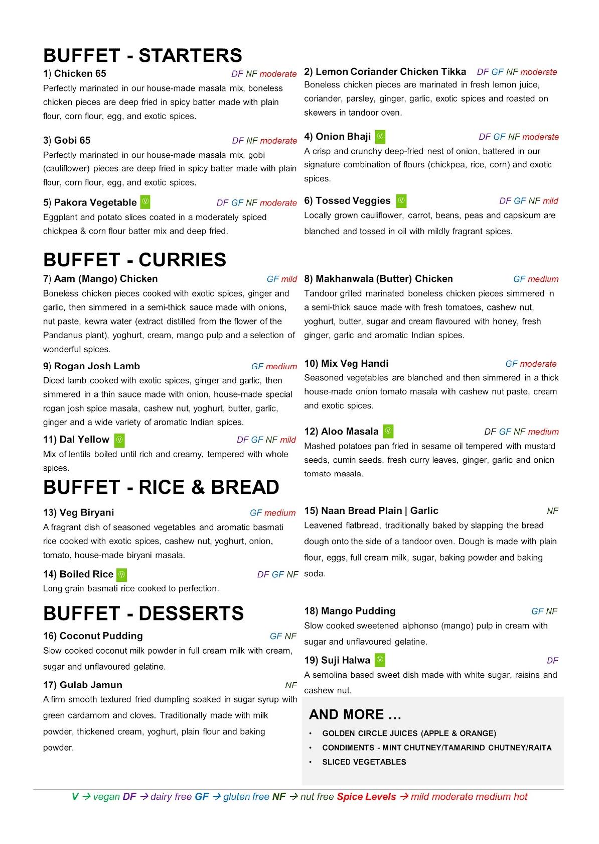Menu at Chilli Farms Curry Shop restaurant, Woodvale