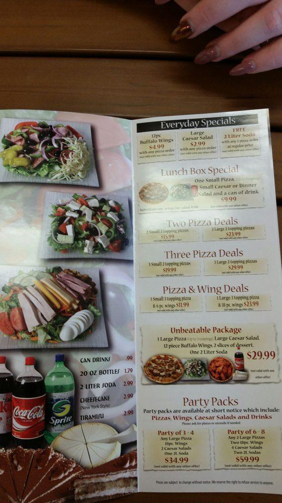 Menu at Megatoppers Pizza Joint pizzeria, Bullhead City