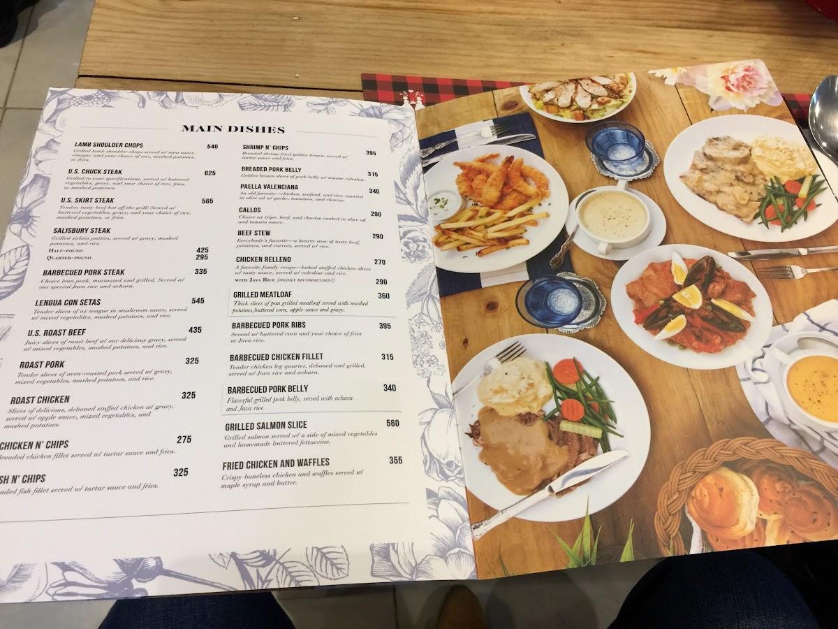 Menu at Mom and Tina's Bakery Cafe, Makati, 14