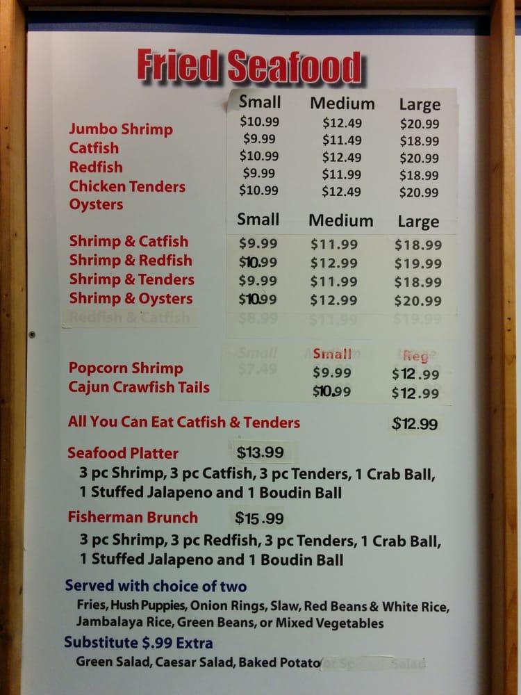 Menu at Fish Place restaurant, Sugar Land, 3303 Hwy 6