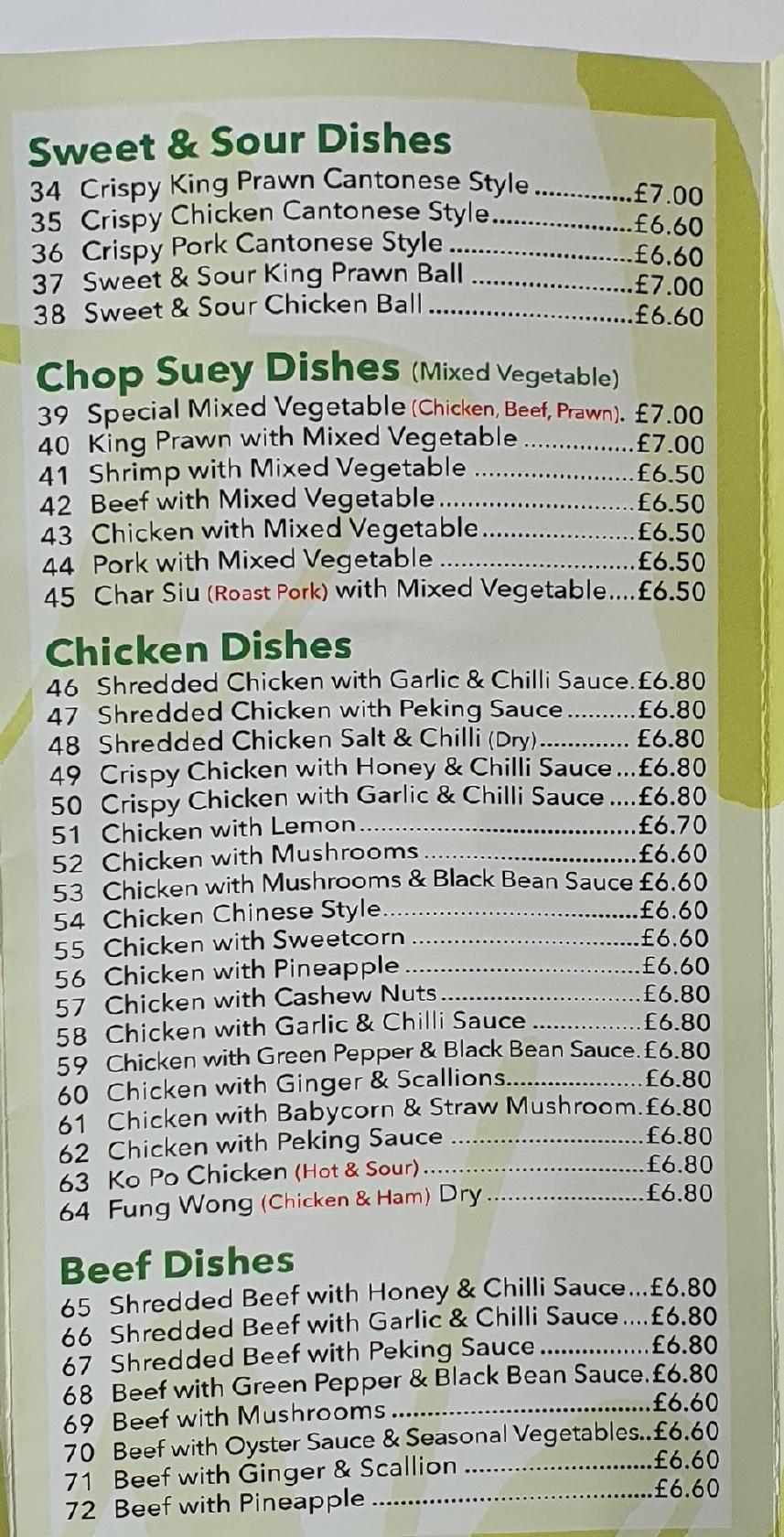 Menu at Eat Well fast food, Larne