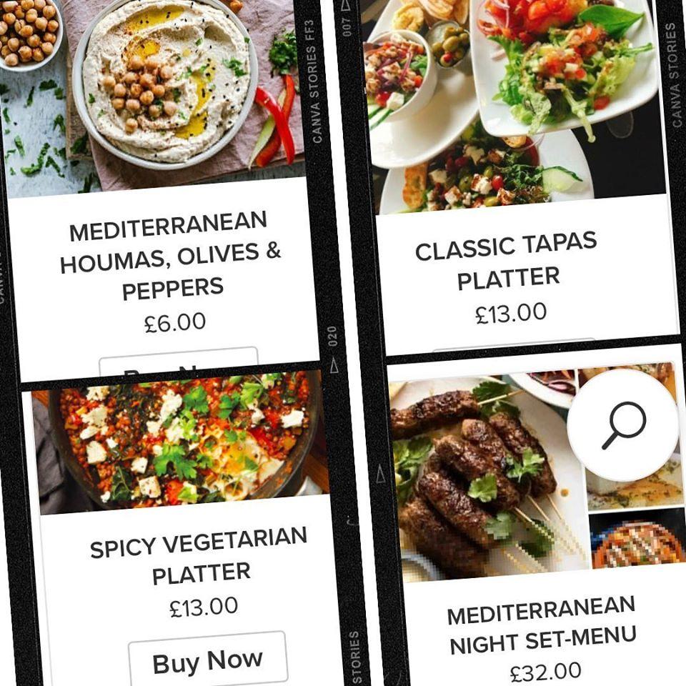 Menu at Barista cafe bar, Bury