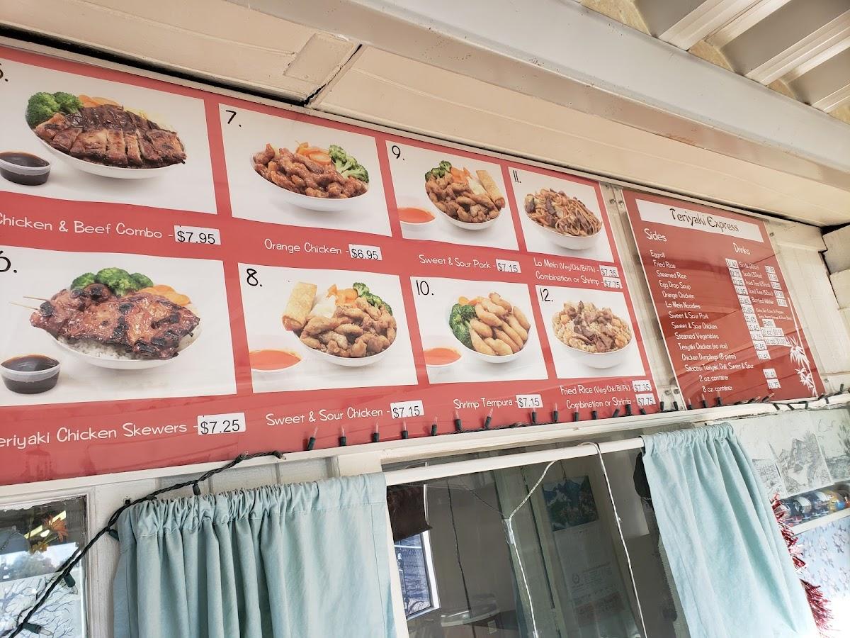 Menu at Teriyaki Express restaurant, Bosque Farms, Bosque Farms Blvd # E