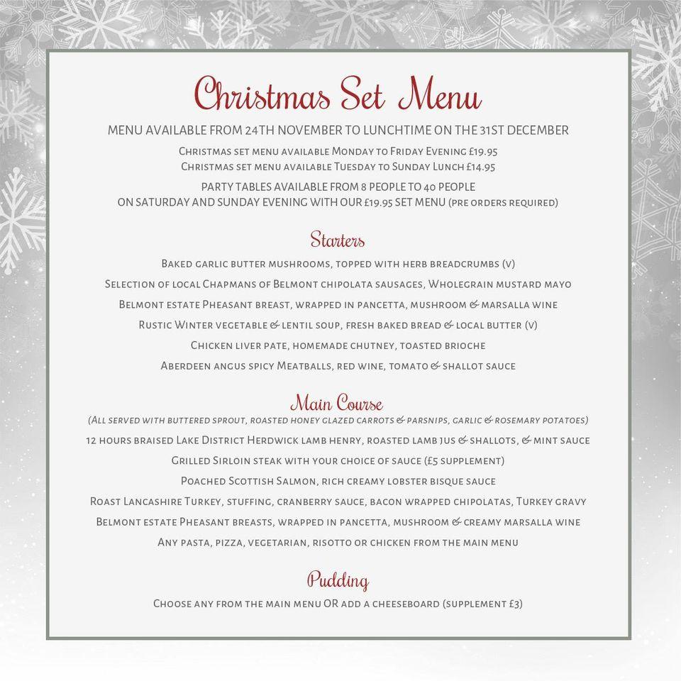 Menu at The Red Cat Restaurant, Chorley