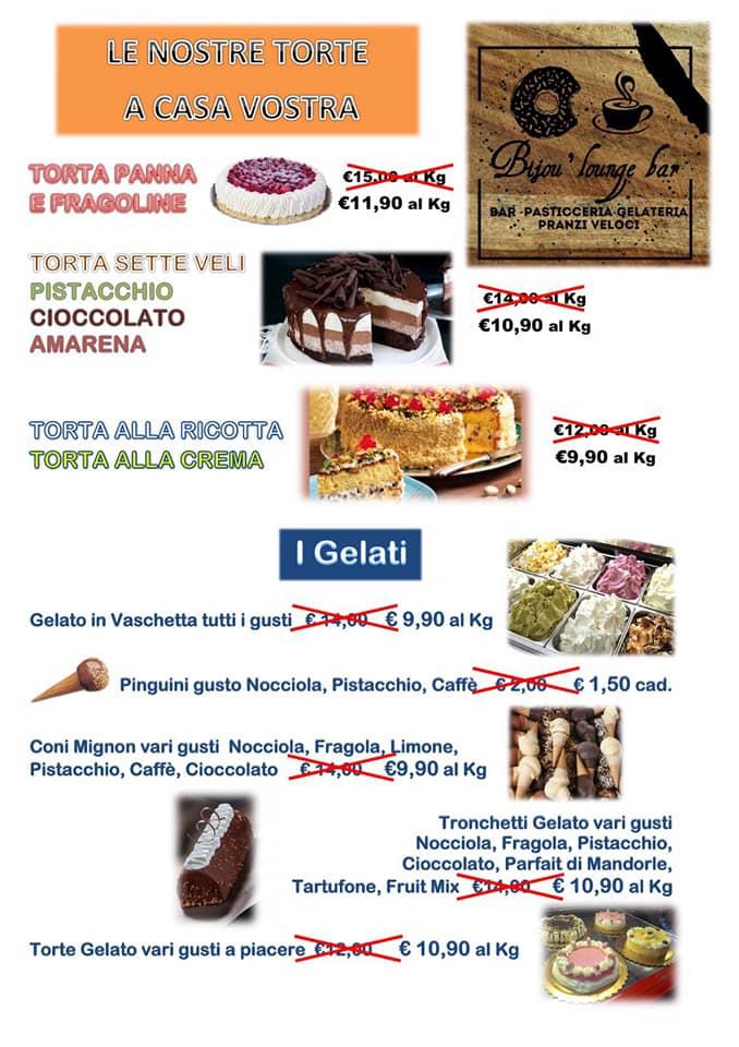 Menu at Bijoú pub & bar, Marsala, Corso Calatafimi