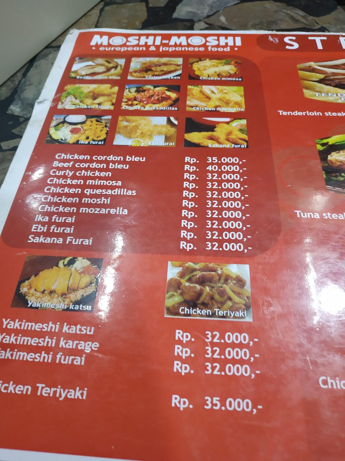 Menu at MM Hot Plate BTC restaurant, Bandung