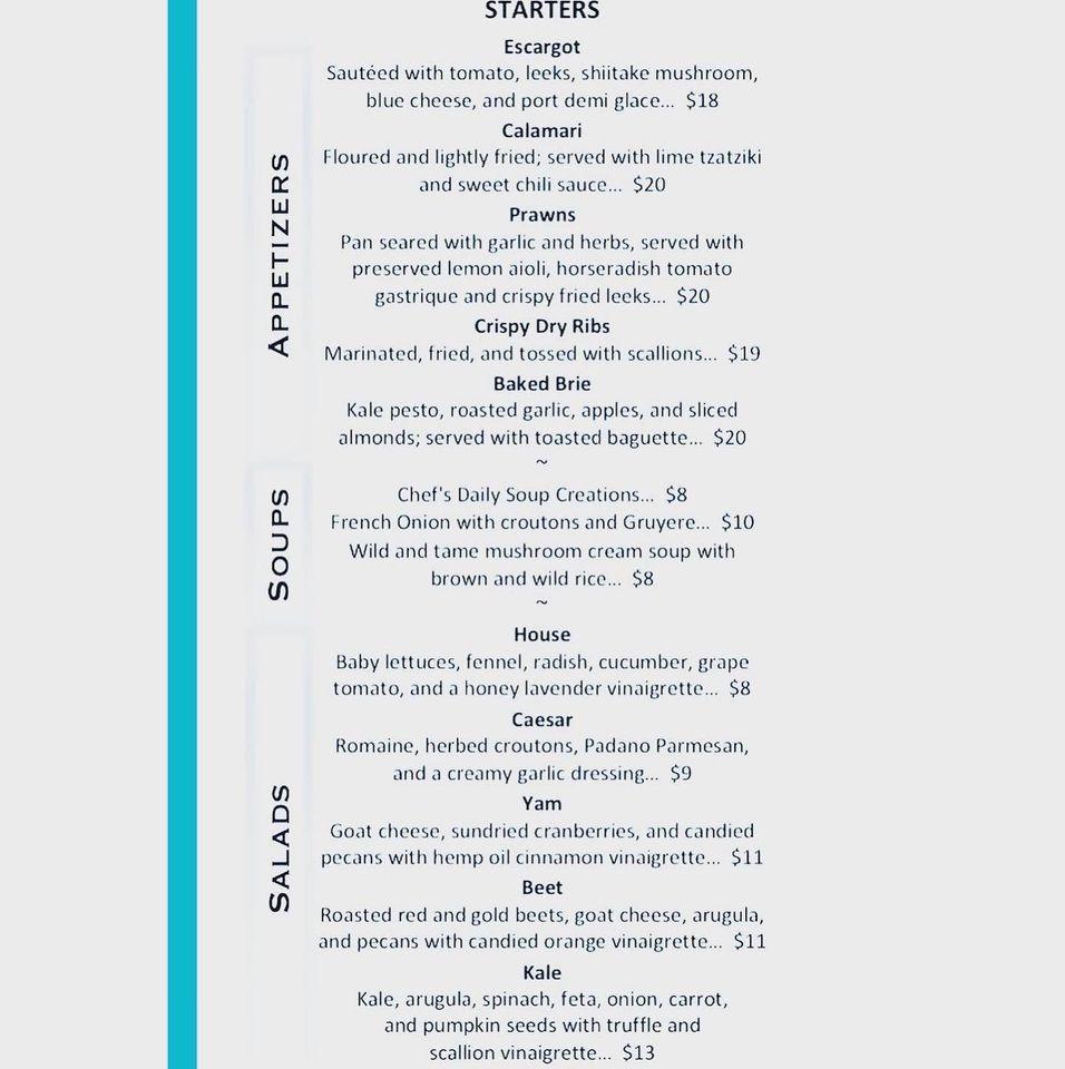 Menu at The Gates On Roblin restaurant, Winnipeg, Roblin Blvd