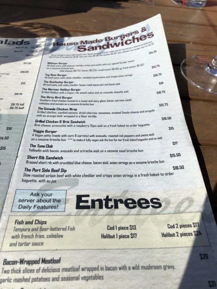 Menu at Milltown Bar & Grill, Richmond