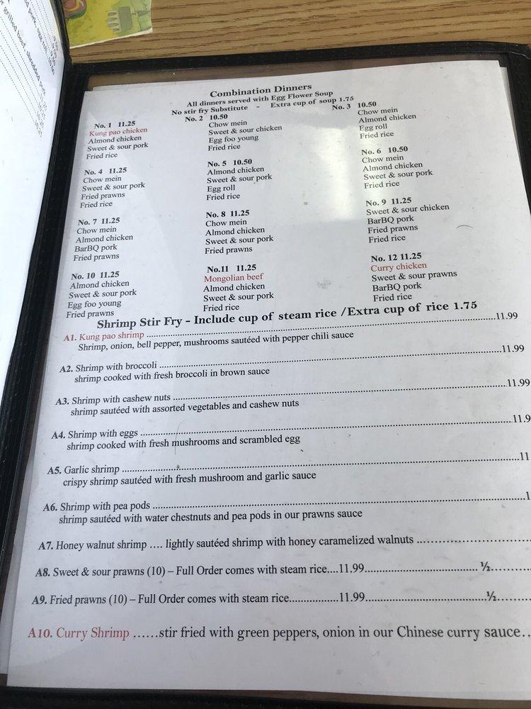 Menu at Three Sisters Restaurant, Spokane Valley, E Sprague Ave