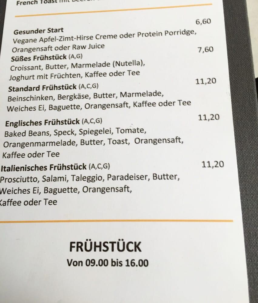 Speisekarte von 1010 Bar, Wien