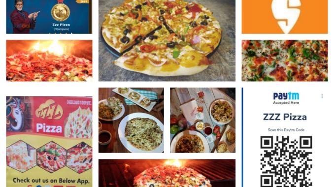 Menu at ZZZ Pizza (AP Market), Delhi, AP Market