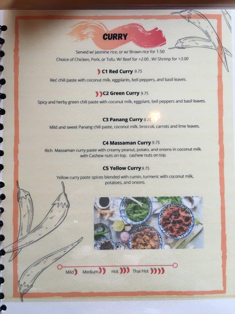 Menu at Khao Thai Cuisine desserts, Arden