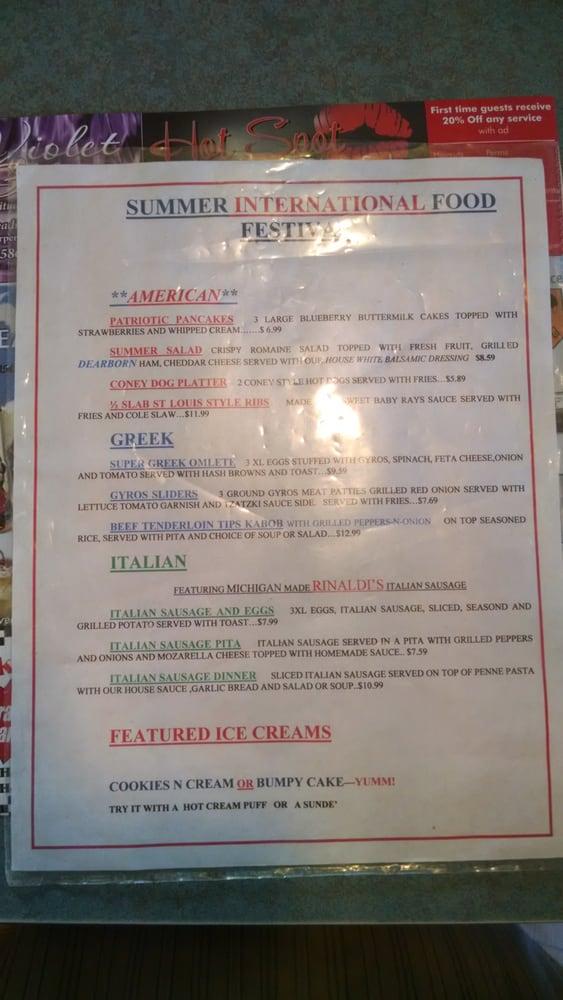 Menu at Great Lakes Family Dining restaurant, Charter Township of ...