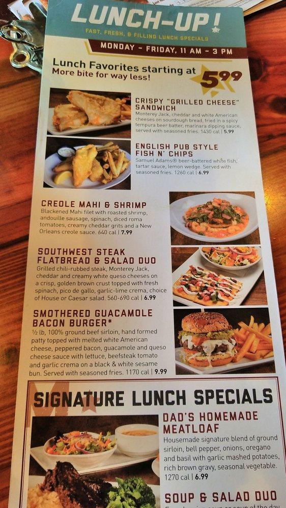 Menu at Miller's Ale House pub & bar, Daytona Beach, W International ...