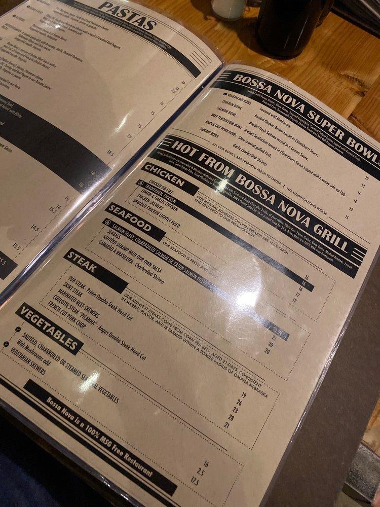 Menu at Bossa Nova Brazilian Cuisine Restaurant & Bakery, Hawthorne ...