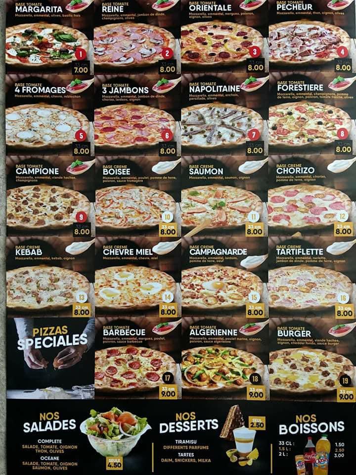 Menu at Gad Food restaurant, Rive-de-Gier