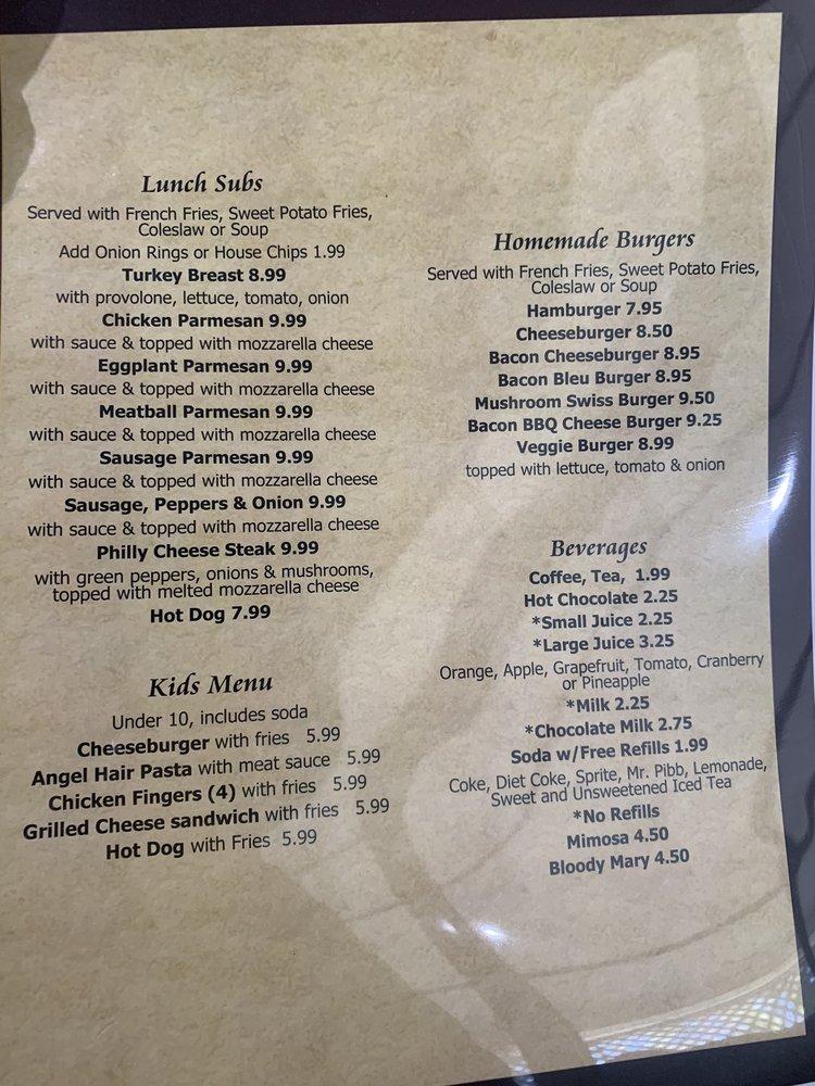 Menu at Sundance Grill restaurant, Hiawassee